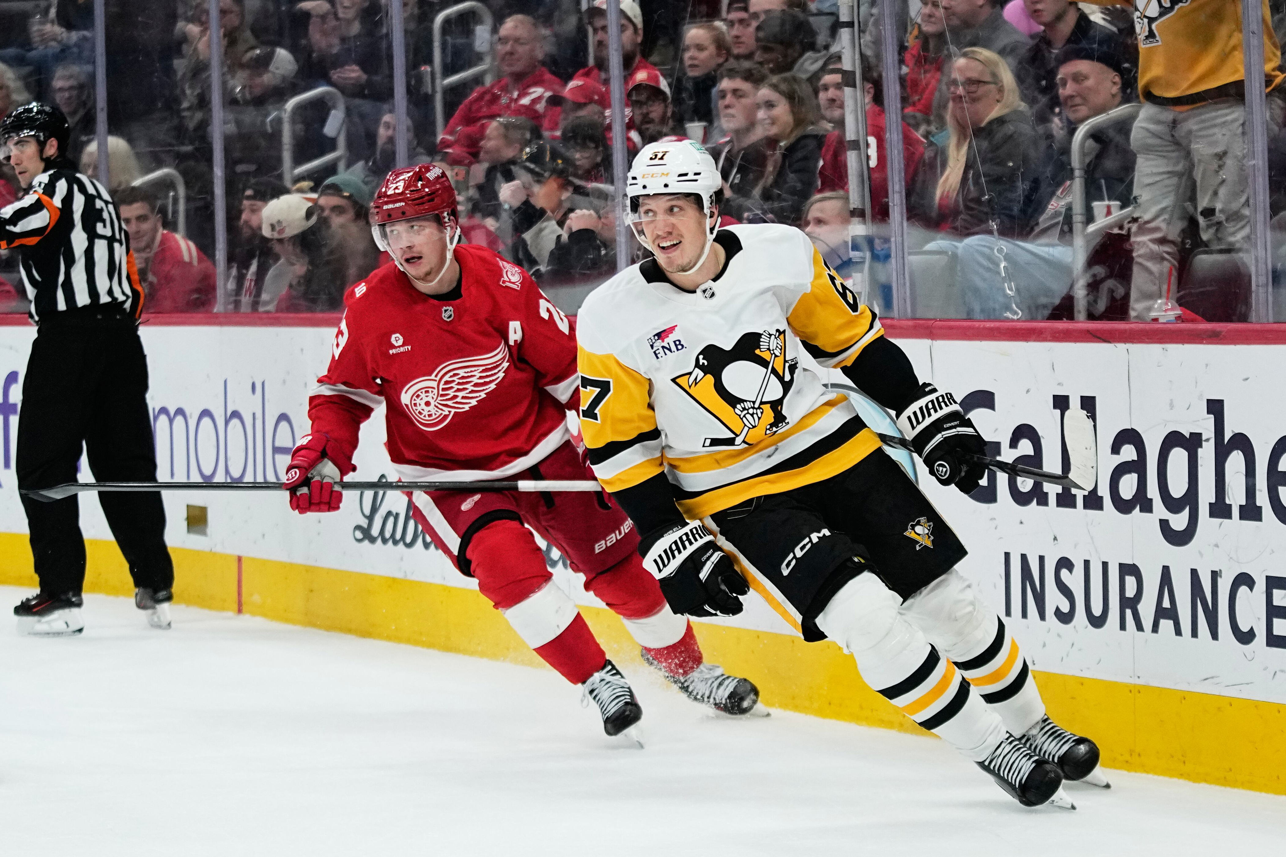Penguins squash Red Wings in one of their best defensive games so far ...