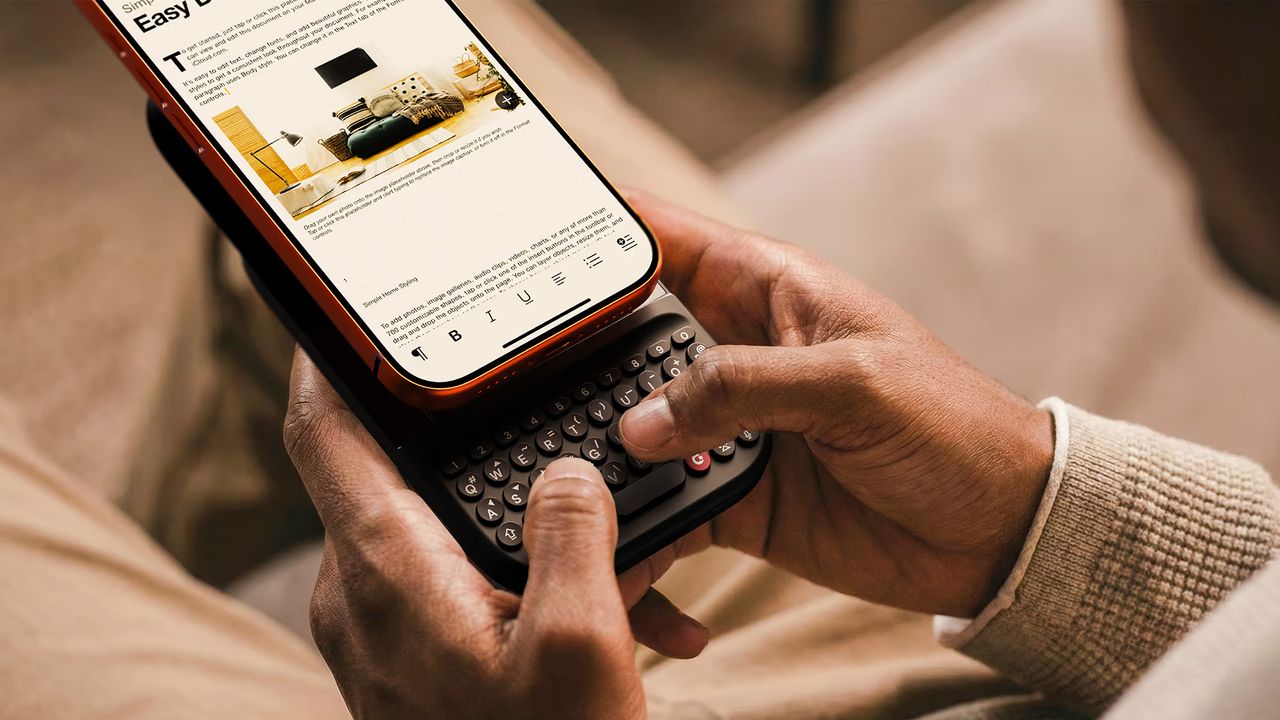 The new Power Keyboard from Clicks gives you a slide-out BlackBerry ...
