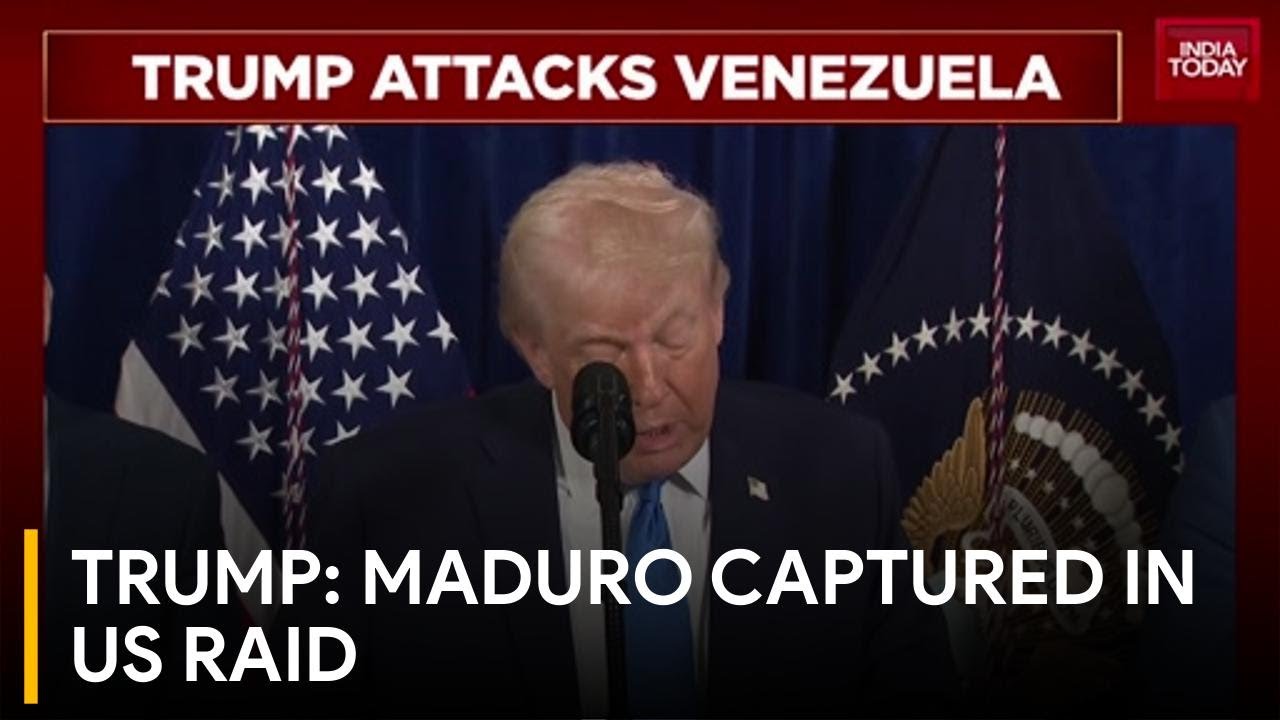 President Trump announces capture of Nicolas Maduro in 'spectacular' US ...