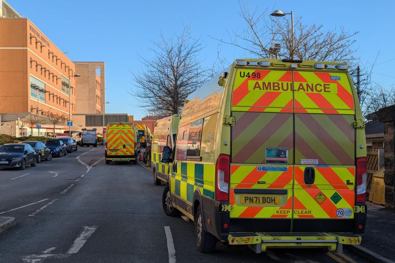 Merseyside hospital experiencing 'high demands' as ambulances queue ...