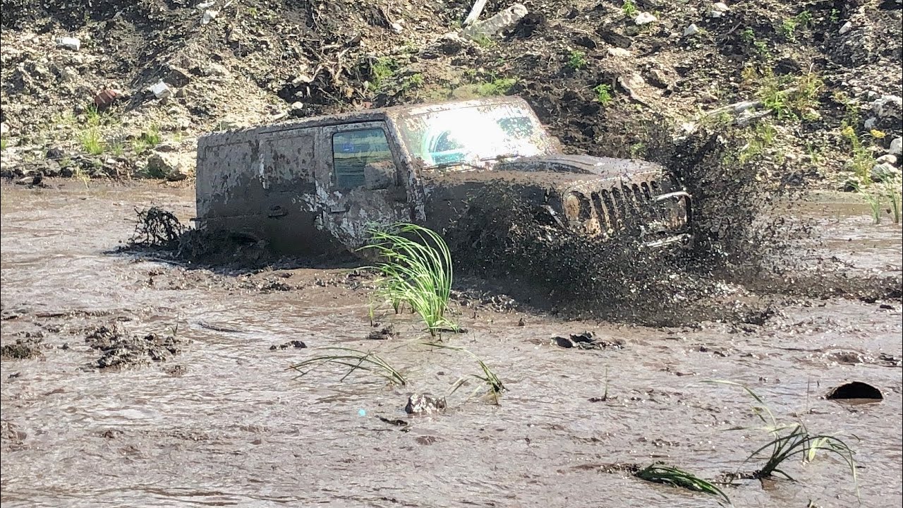 Watch us tackle a crazy mud trail!