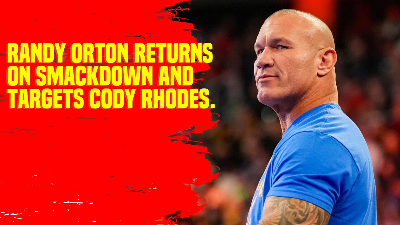 Randy Orton returns on SmackDown and targets Cody Rhodes #RandyOrton # ...