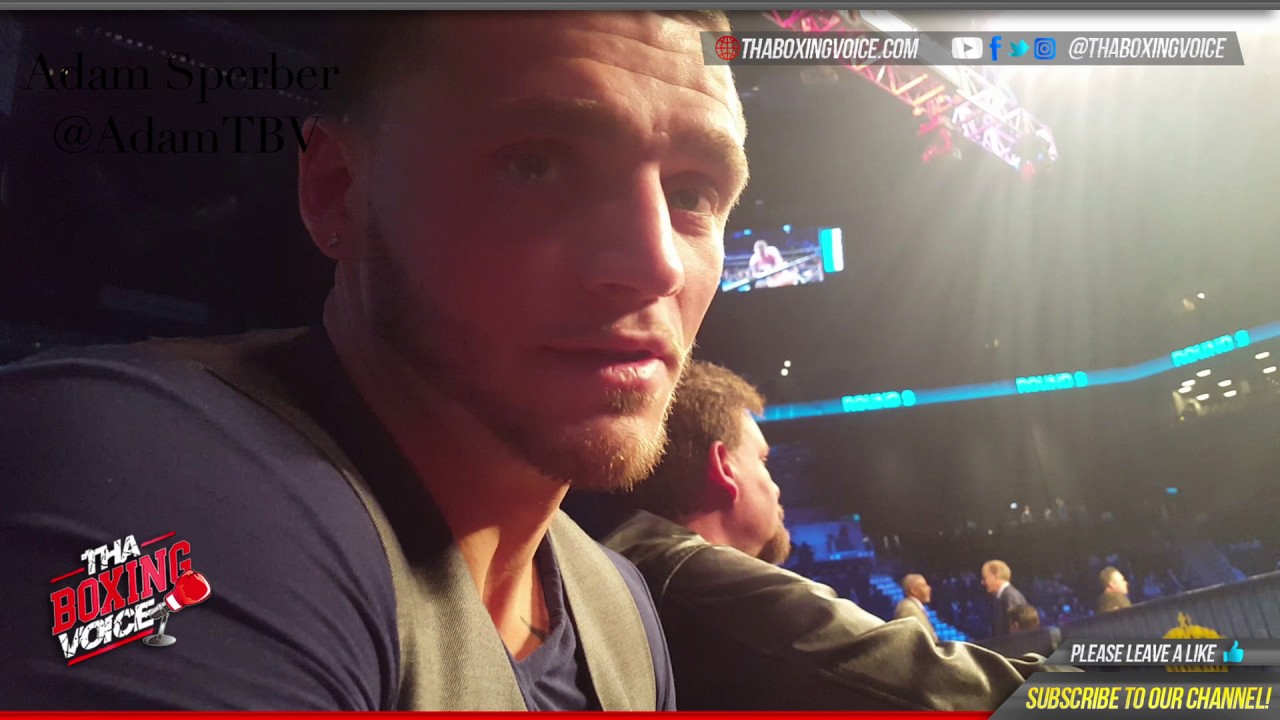 TBV live ringside with Joe Smith Jr at Thurman Vs Garcia