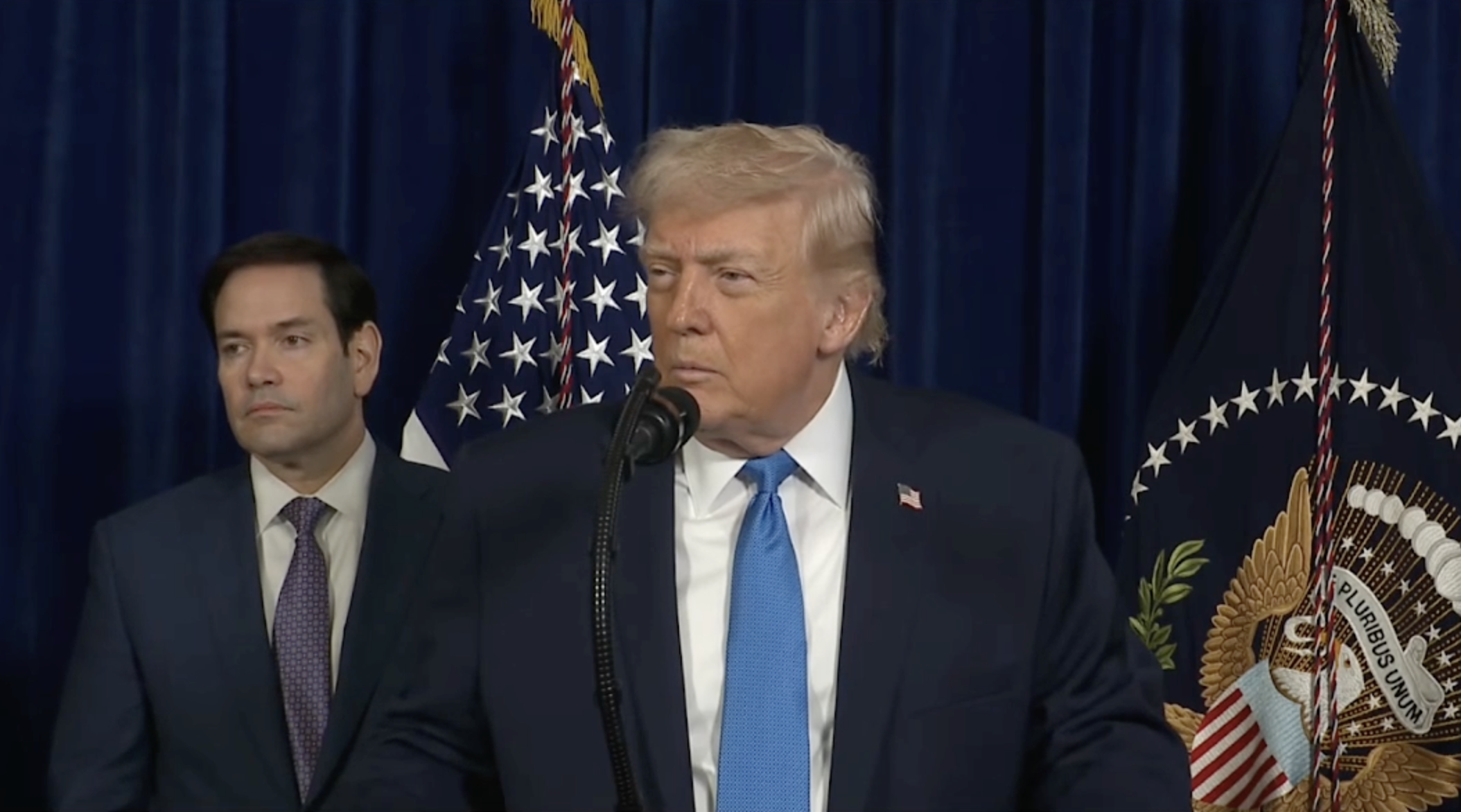 ‘We’re gonna be running it’: Trump says Pete Hegseth and Marco Rubio ...