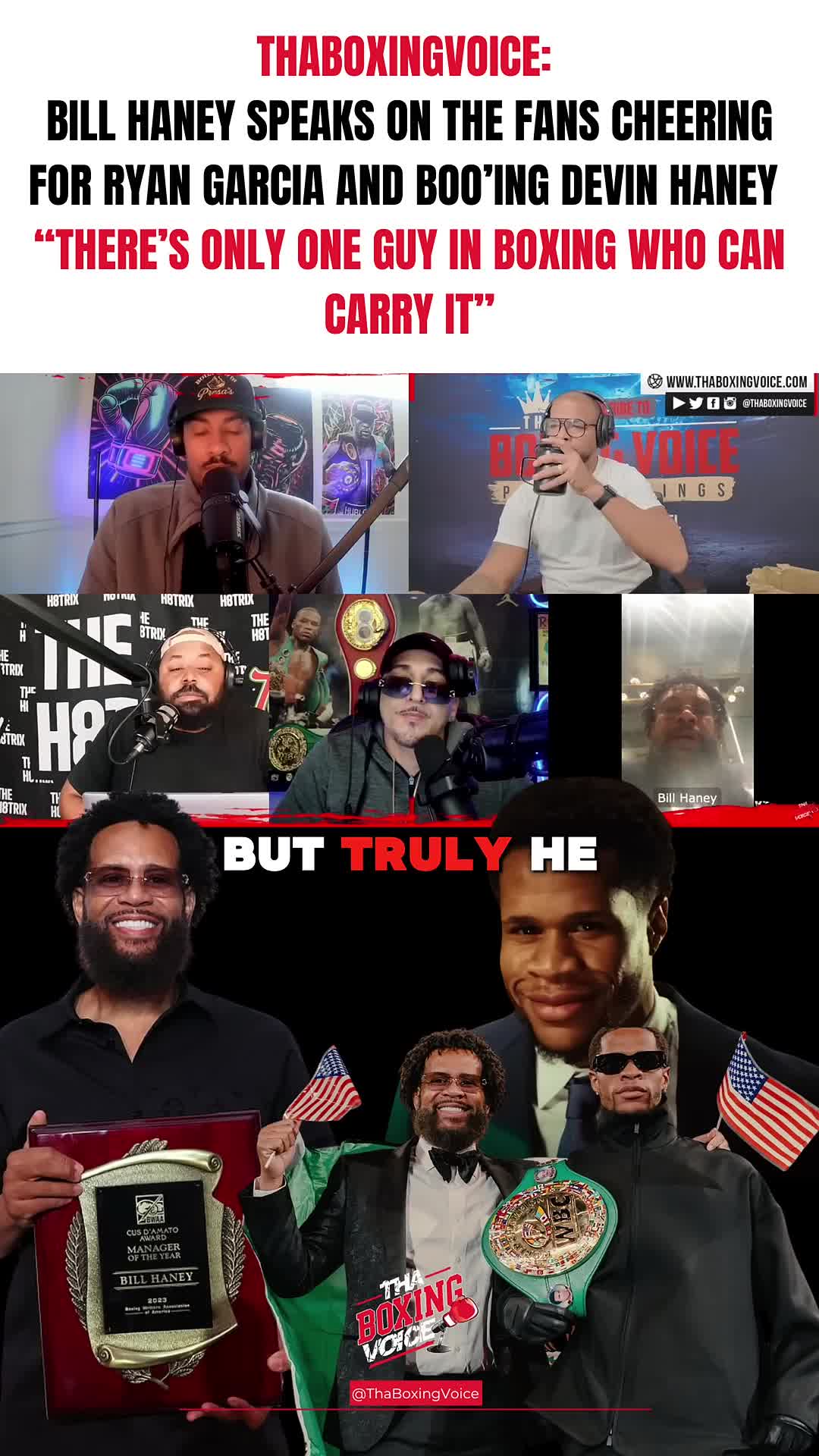 BILL ON THE FANS CHEERING RYAN & BOO'ING DEVIN: "THERE'S ONLY 1 GUY ...