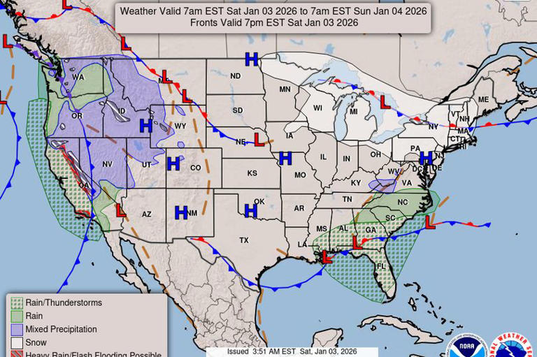 Winter storm warning for 7 states, including New York, as snow bomb ...