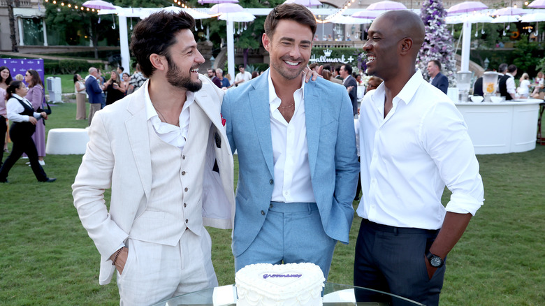 Hallmark's Tyler Hynes can't stay out of trouble on set with Jonathan ...