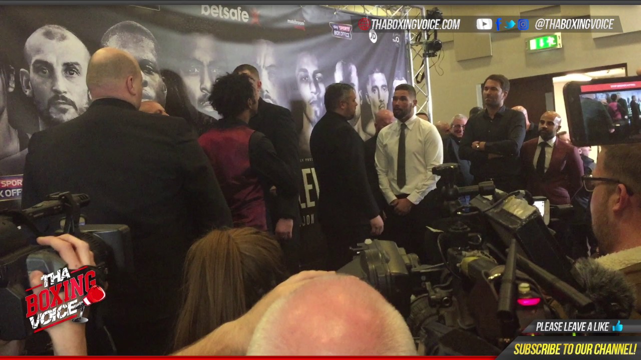 David Haye vs Tony Bellew the final face to face