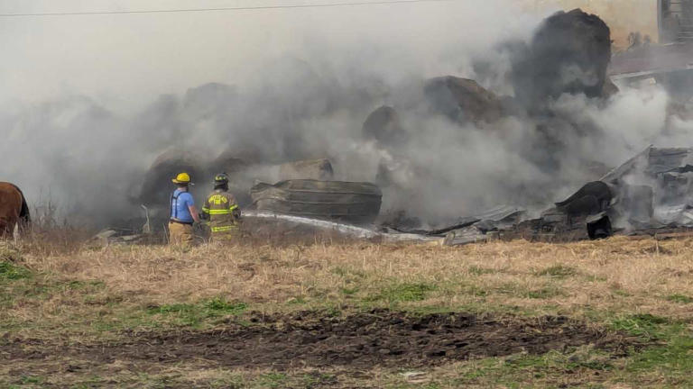 SCSO: White Top Road in Bluff City closed as crews battled barn fire