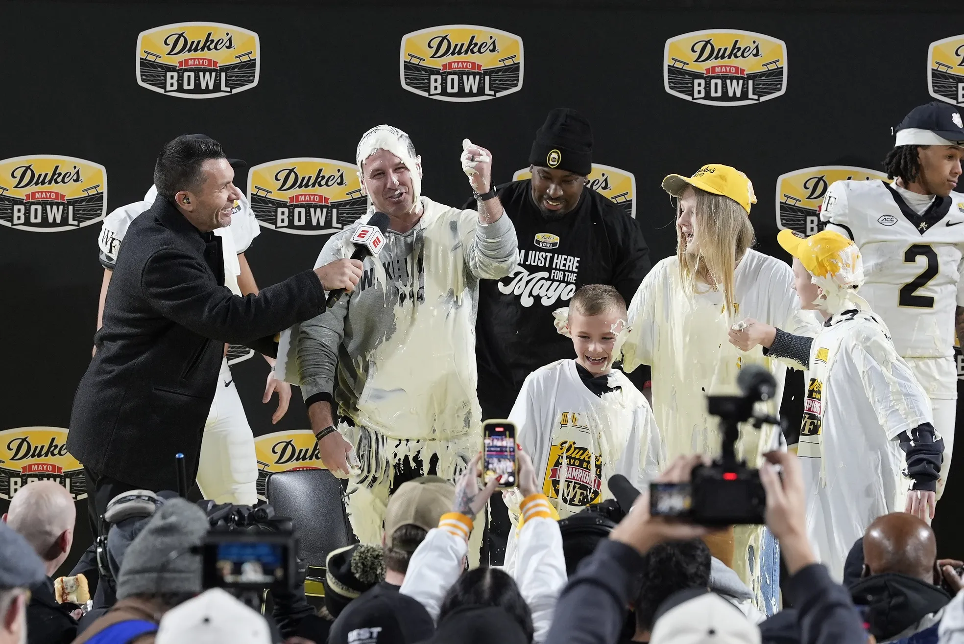 Wake Forest outlasts Mississippi State in Duke’s Mayo Bowl thriller