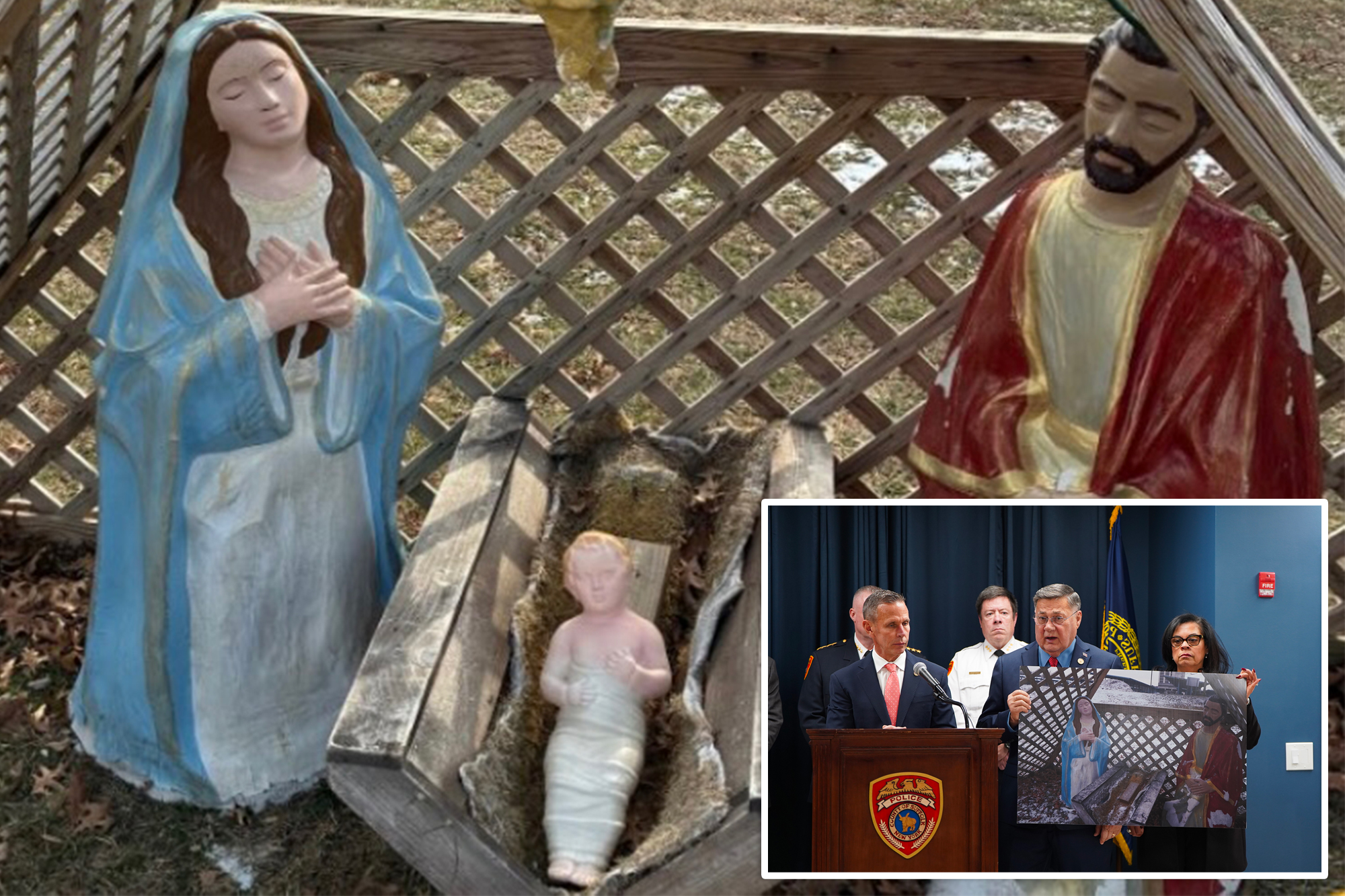 Baby Jesus statue returned to LI nativity scene — after top official ...