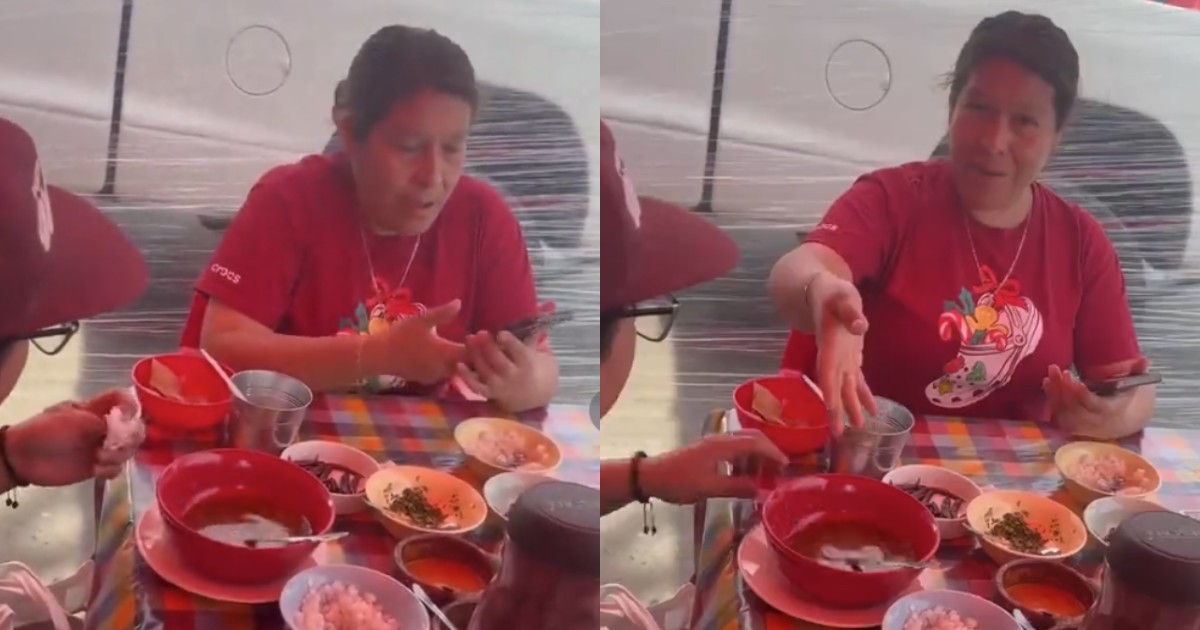 Era puro caldo: mujer se vuelve viral por negarse a pagar un plato de ...