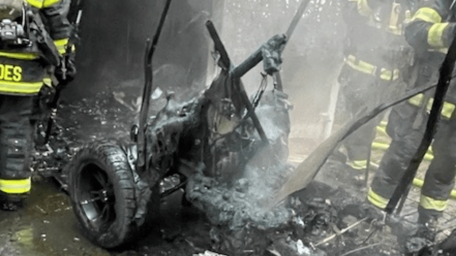 Lithium batteries spark Sullivan’s Island garage fire