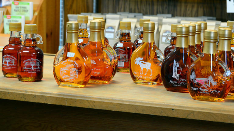 What's up with those tiny handles on maple syrup bottles?