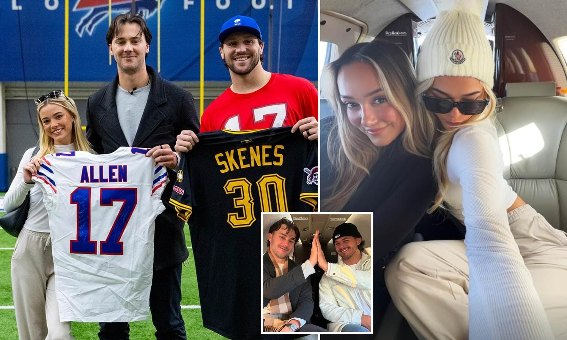 Livvy Dunne and Paul Skenes start 2026 in style as they jet to Buffalo ...