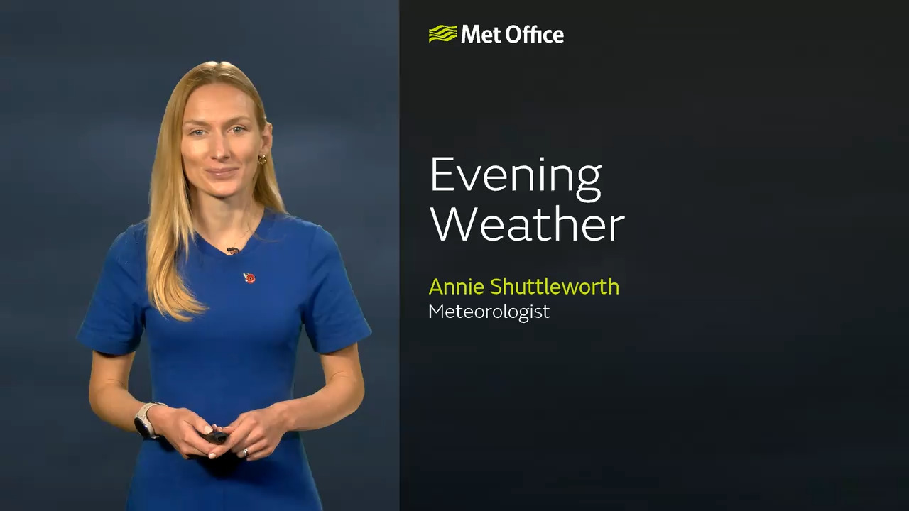 Met Office Friday evening weather forecast 07/11/2025