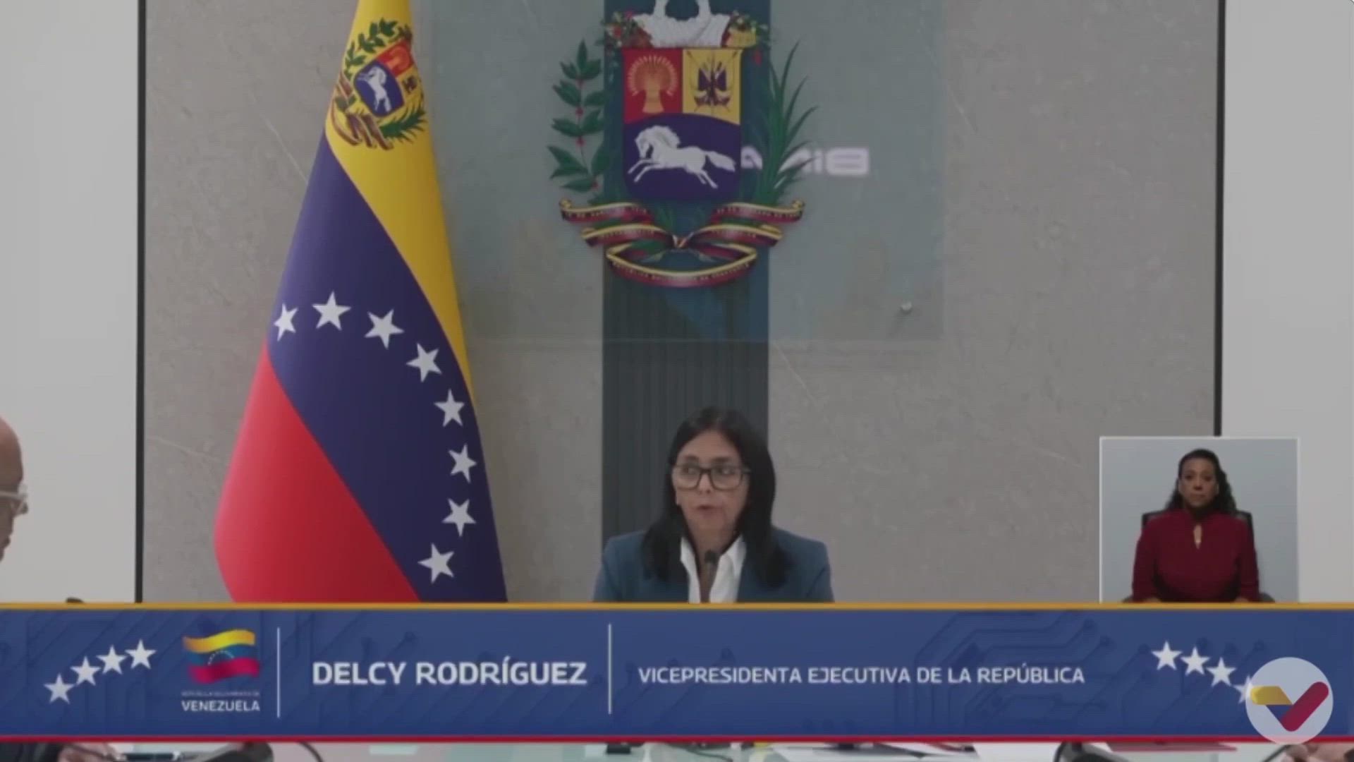 Delcy Rodríguez asegura que Venezuela se defenderá tras detención de ...