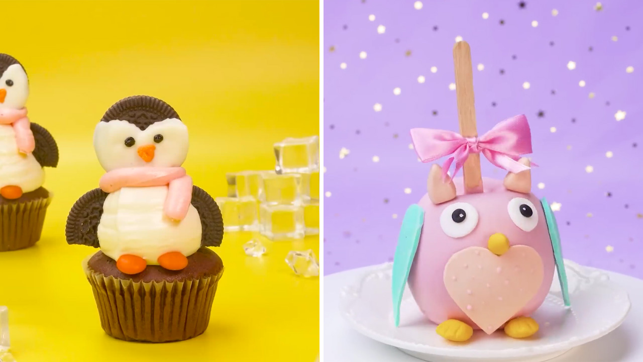Cute penguin dessert creations