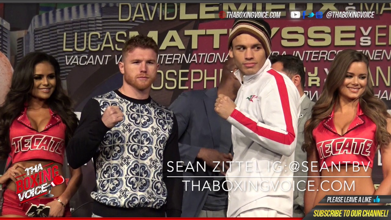Canelo and Chavez Jr faceoff at final press conference