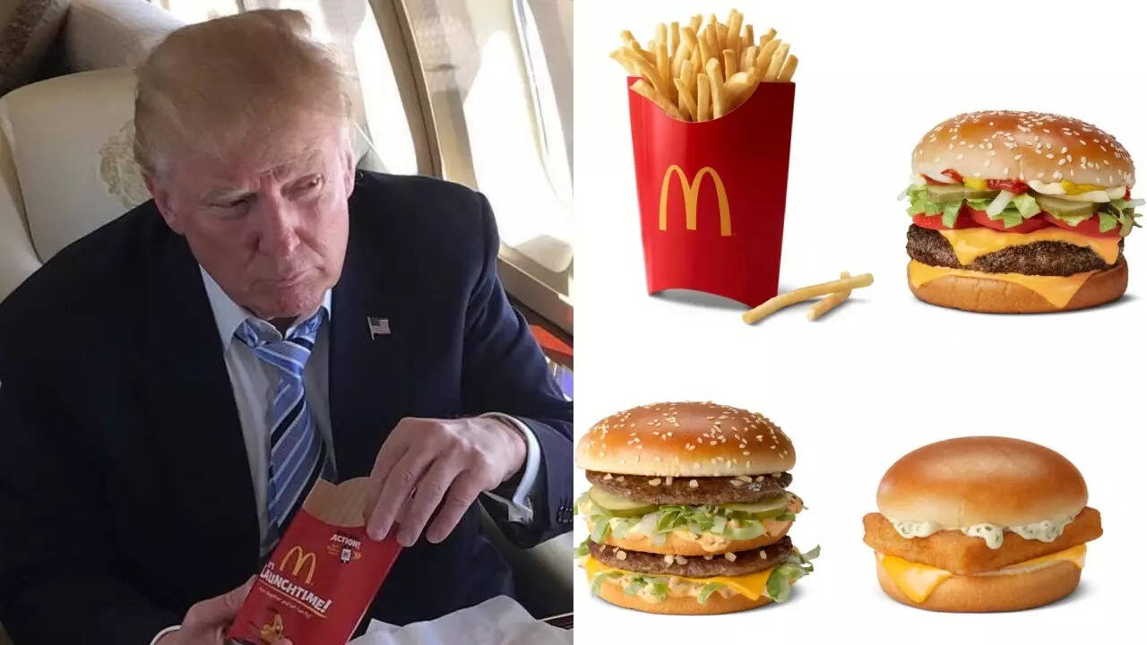 Fine steak or Big Mac? Trump's mid-flight McDonald's feast reignites ...