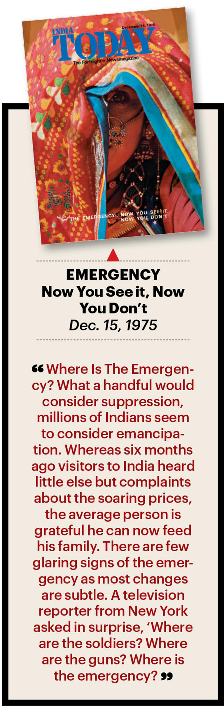 The emergency | Democracy interrupted
