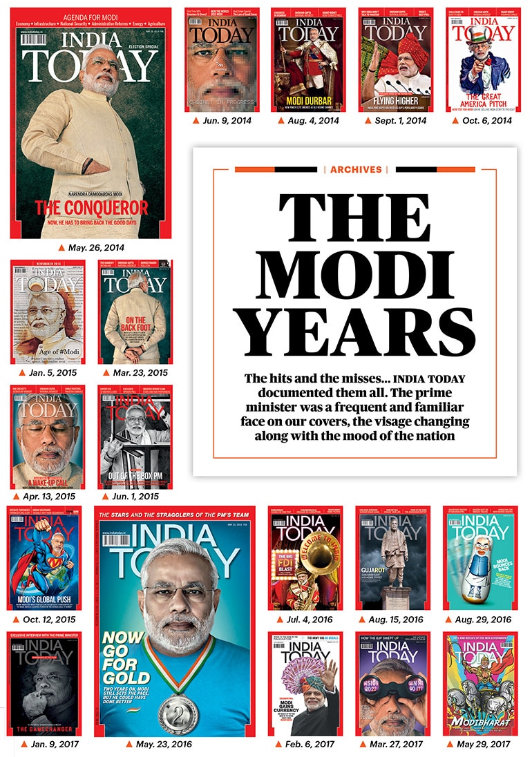 India Today covers | The Modi years