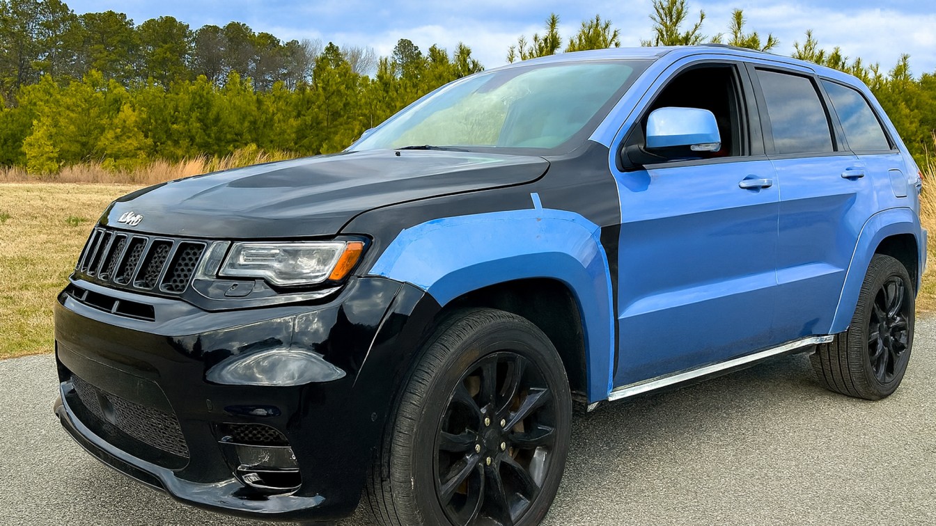 Inside a salvage Jeep Trackhawk rebuild
