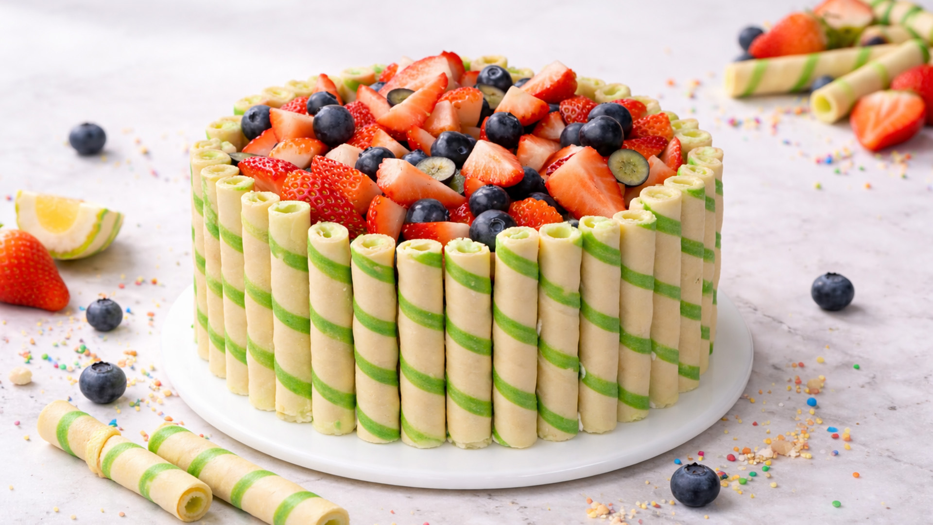 How to make the ultimate fresh strawberry wafer cake