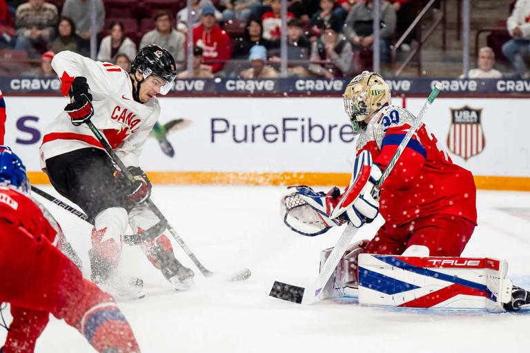 Zayne Parekh speaks freely as Calgary Flames prospect dominates World ...