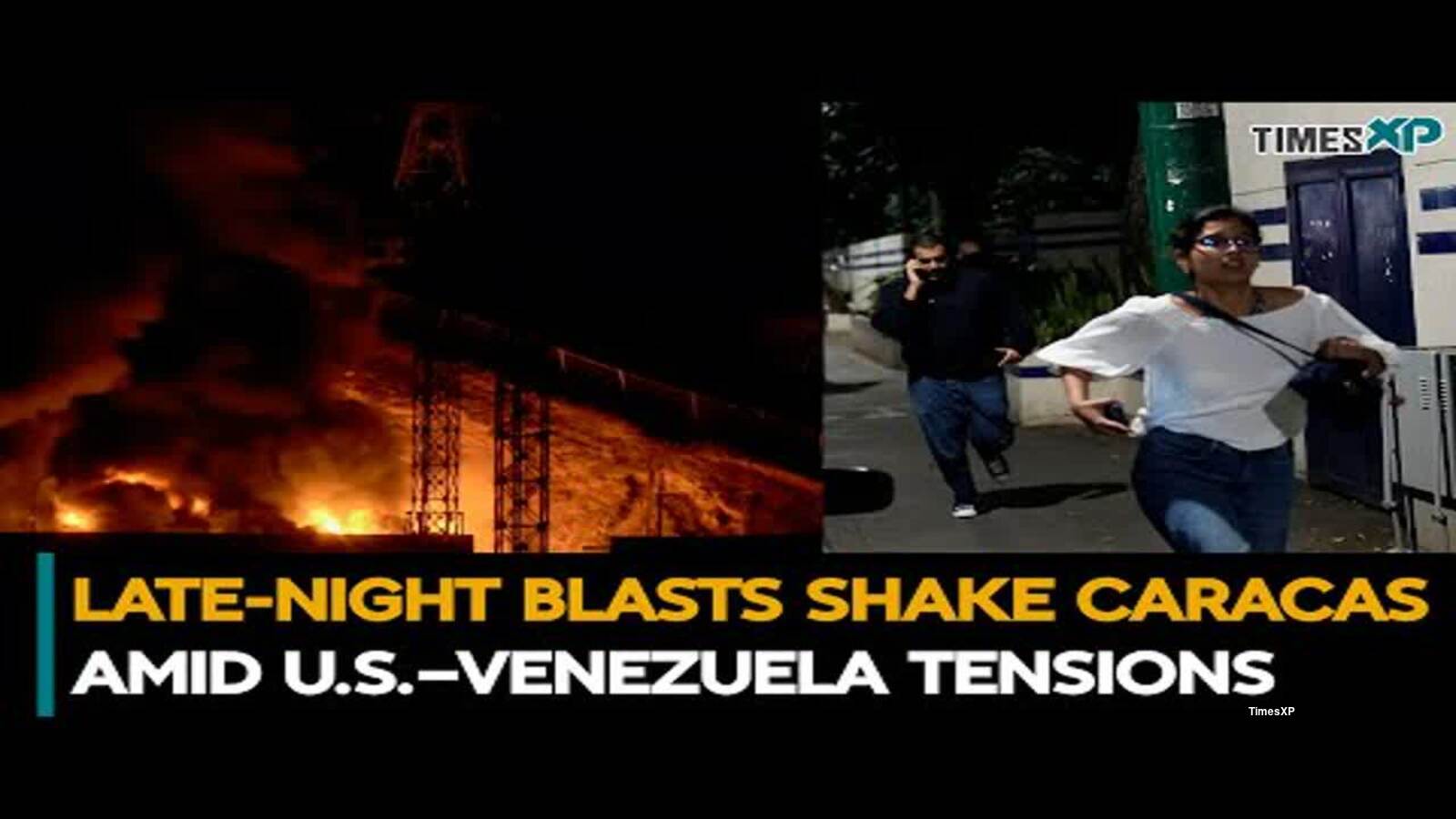 What caused the explosions in Venezuela’s capital? | US.–Venezuela war