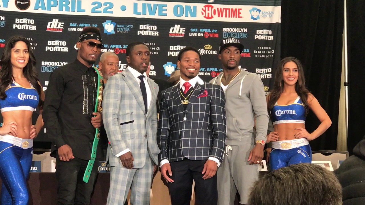 Jermell Charlo vs Charles Hatley intense face off!