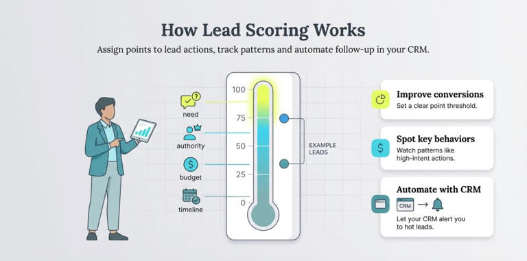 What is lead scoring?