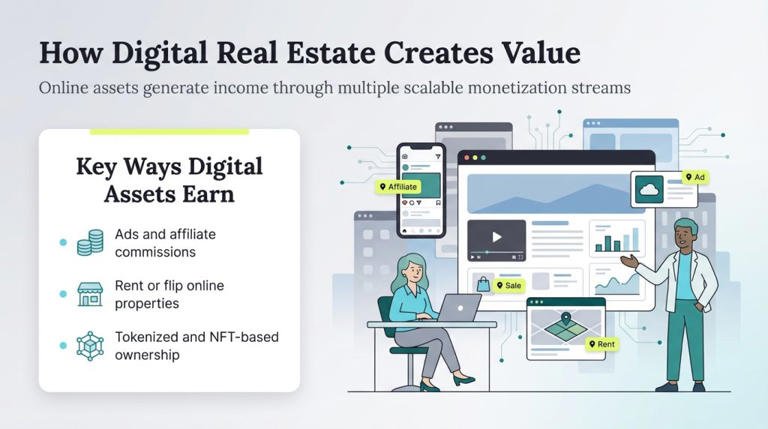 Want to invest in digital real estate? How to get started
