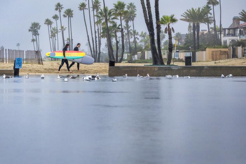 Southern California storm slams Santa Barbara, Ventura. Rain through ...