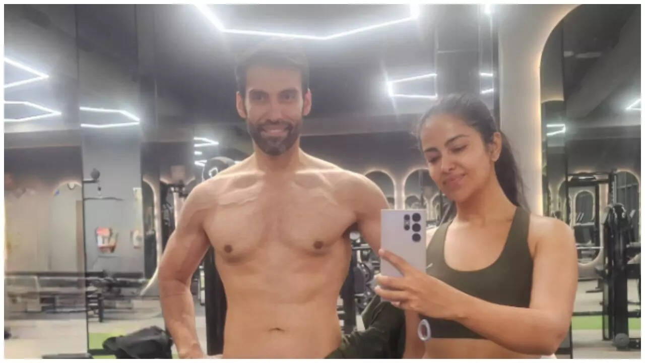 Avika Gor and her husband, Milind Chandwani, chose fitness over party ...