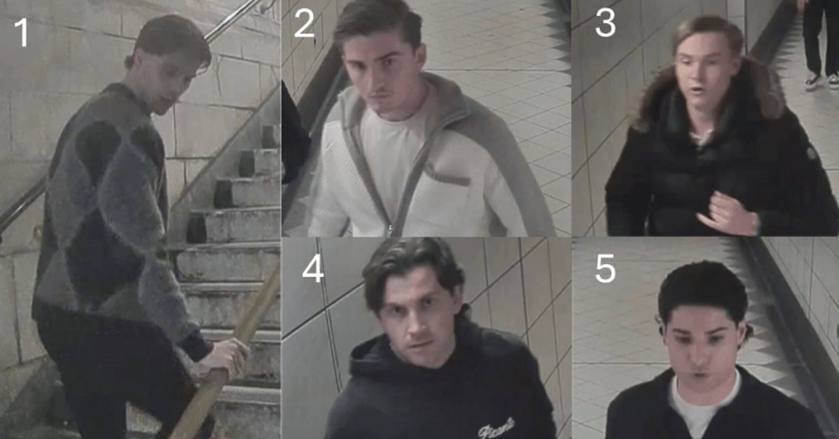 Hunt for gang after man left with fractured skull in Tube attack