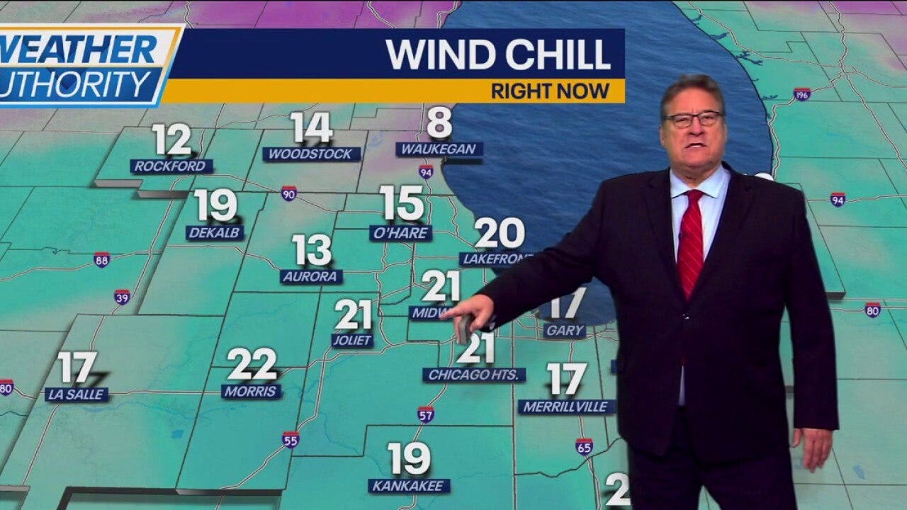 Chicago weather: Slightly colder-than-normal temps, mostly no snow