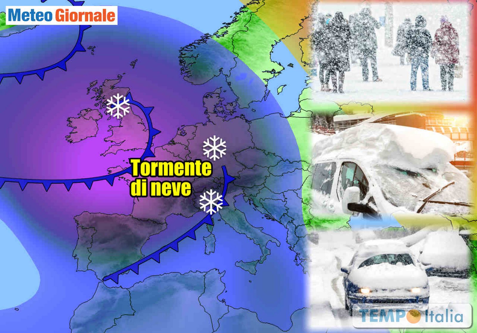 Meteo Epifania: tormente di neve anche in pianura, fino a 30 cm in ...