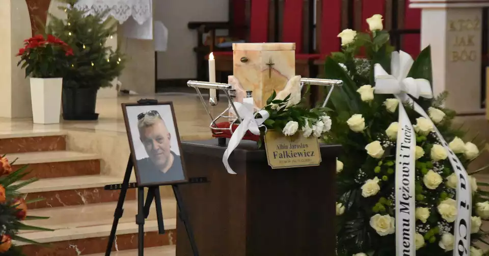 Ostatnie pożegnanie Albina Falkiewicza, wybitnego człowieka, piłkarza i ...