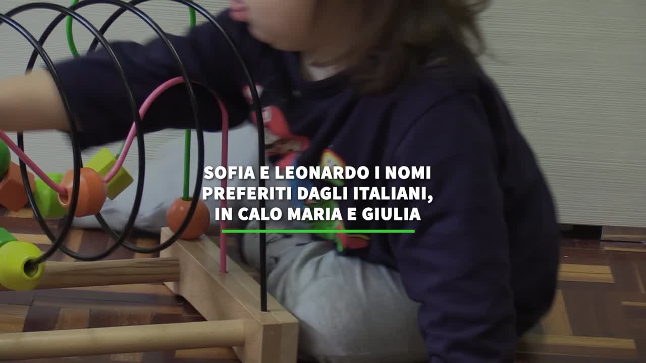 Sofia e Leonardo i nomi preferiti dagli italiani, in calo Maria e Giulia
