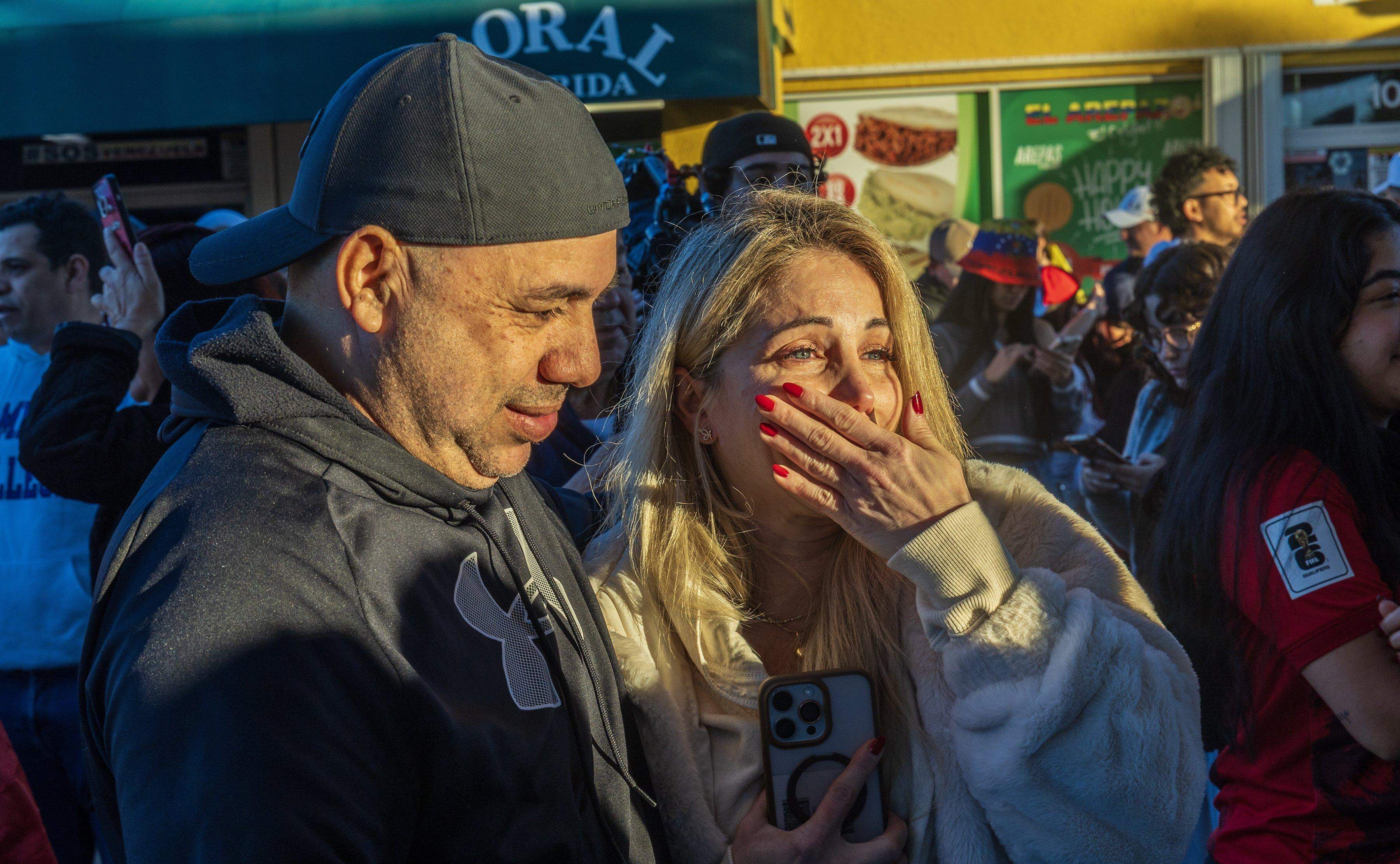 Venezuelans in South Florida celebrate Maduro's capture, hope for ...