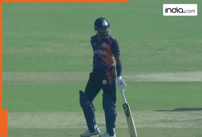 WATCH: 6,6,6,6,6…5 sixes in one over, Hardik Pandya smashes century of ...