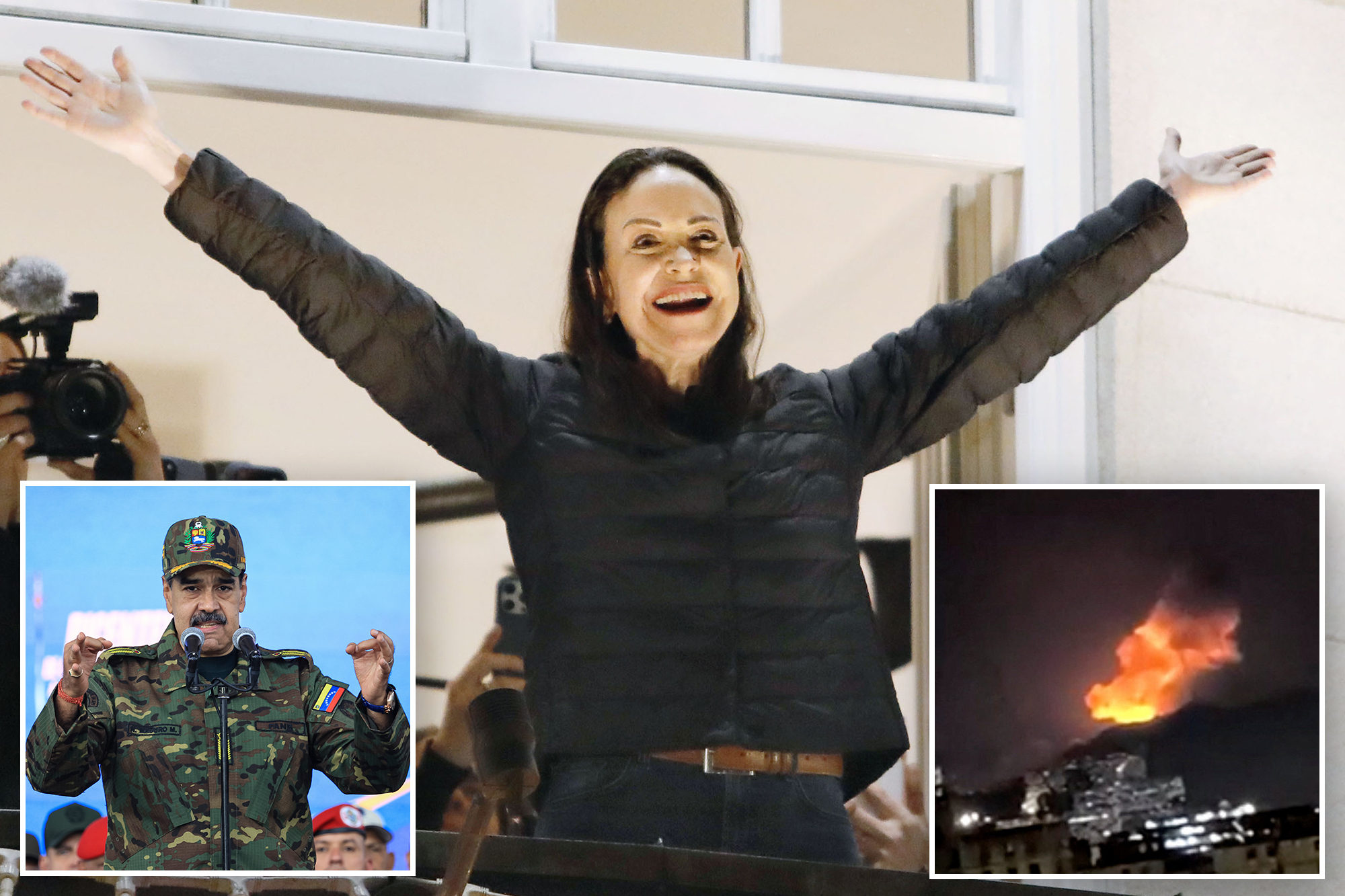 Venezuelan opposition leader, 2025 Nobel Peace Prize winner Maria ...