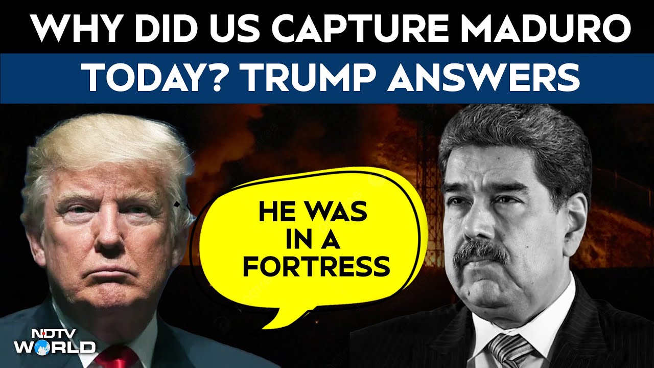 Trump Says US Troops Captured Maduro From A 'Fortress' | Madura ...