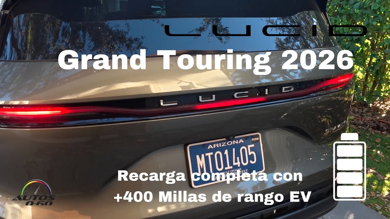 Lucid Gravity Grand Touring 2026: ¿Cuánto tarda en cargar en casa Nivel ...