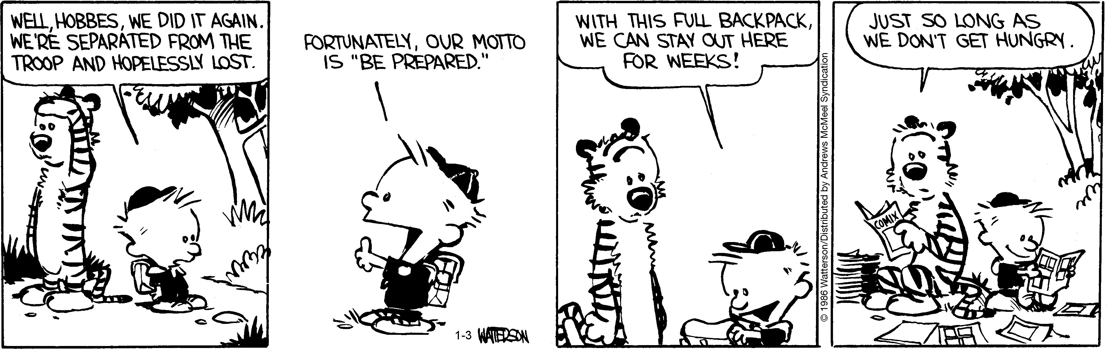 Calvin and Hobbes by Bill Watterson