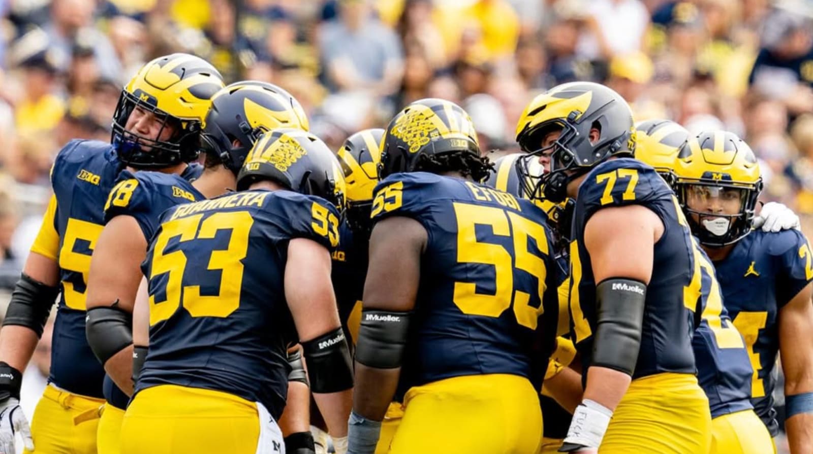 Michigan football offensive lineman Jake Guarnera entering transfer portal