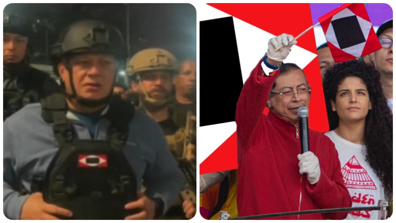 Diosdado Cabello apareció con chaleco antibalas y la misma bandera que ...