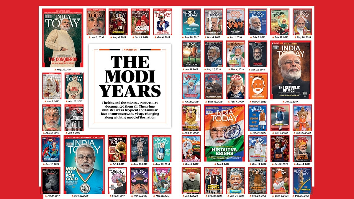 India Today covers | The Modi years