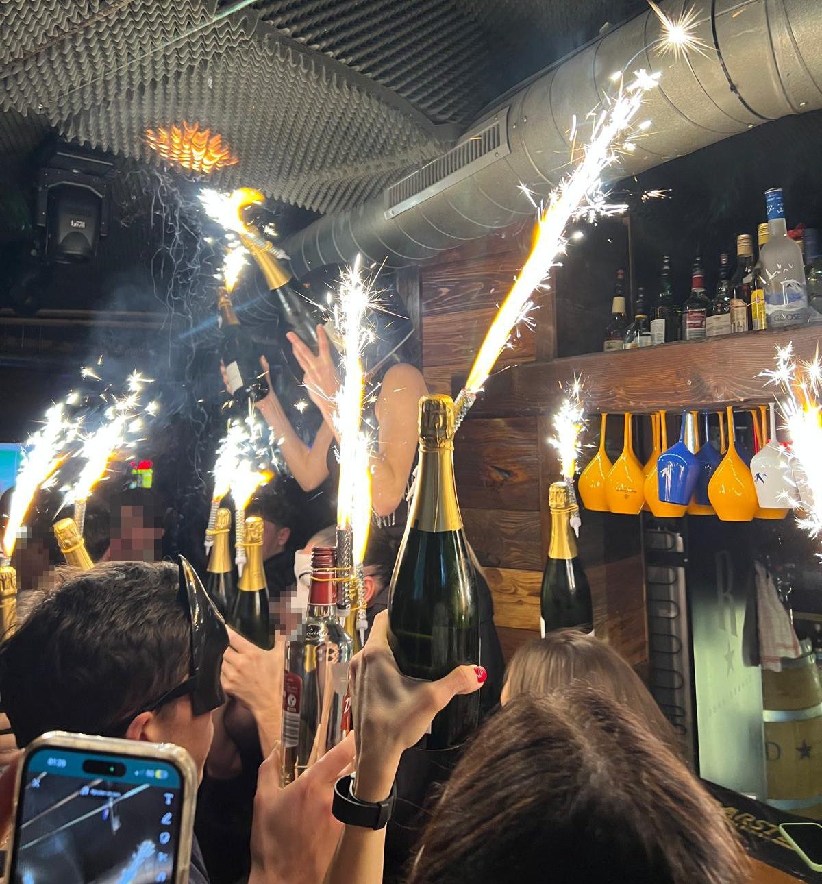 Bars vow to ban champagne sparklers after fire tragedy